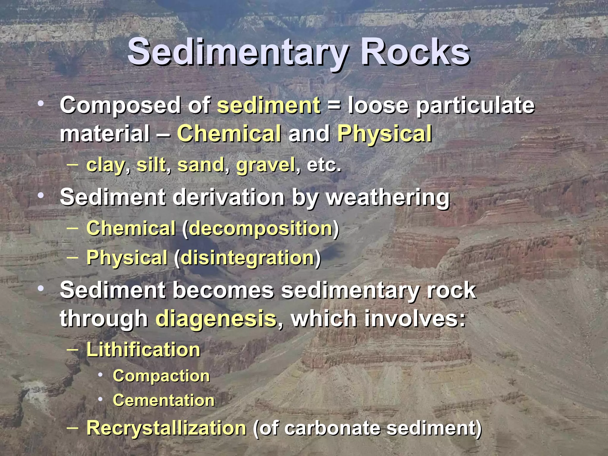 Ch07 sedimentary rocks | PPT