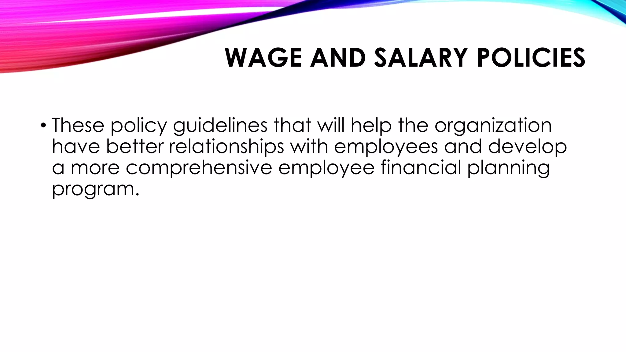 Wages and Salaries Administration | PPTX