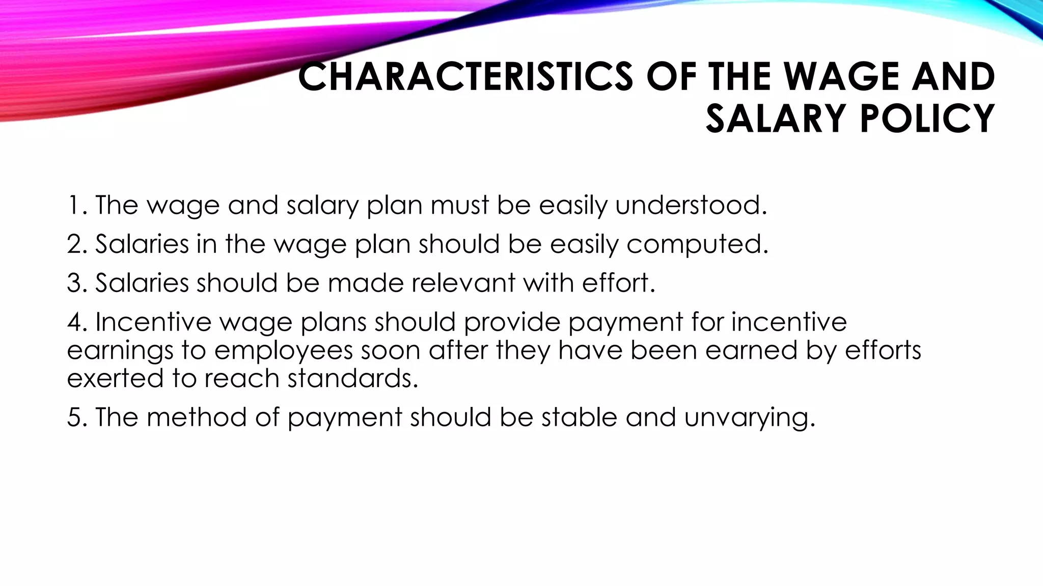 Wages and Salaries Administration | PPTX