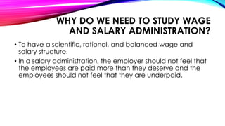 Wages and Salaries Administration | PPTX