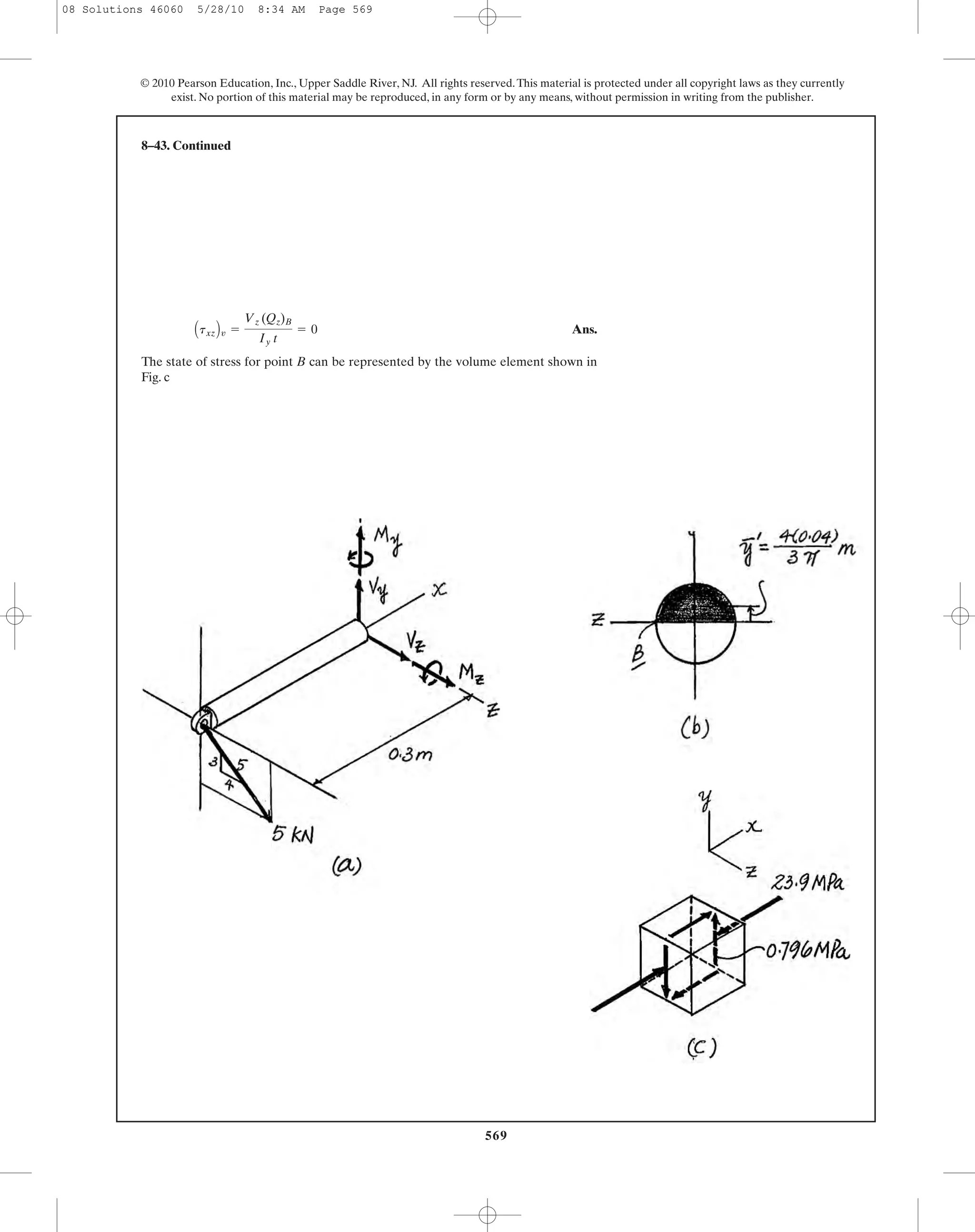 Ch08 10 combined loads & transformations | PDF