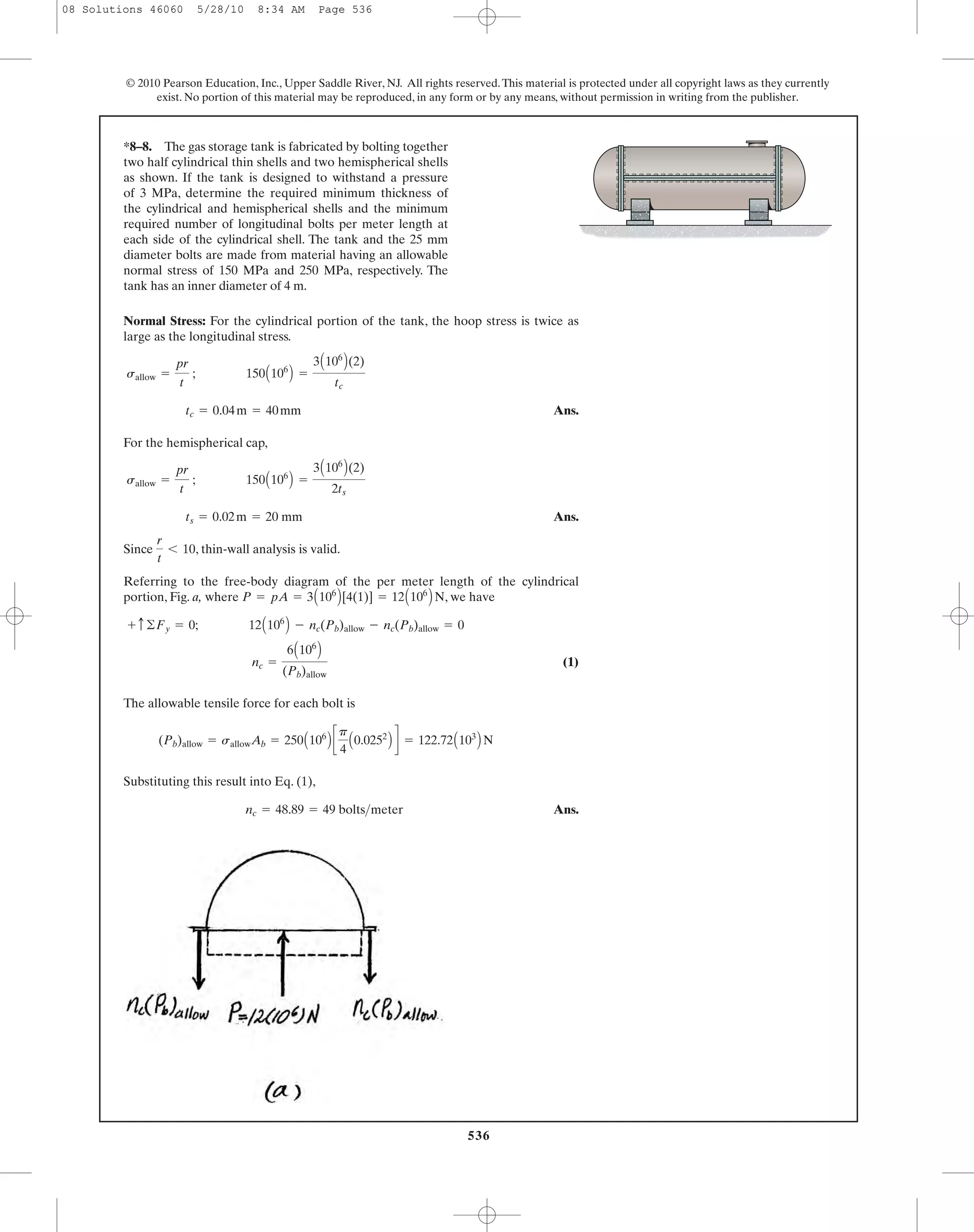 Ch08 10 combined loads & transformations | PDF