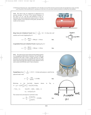 Ch08 10 combined loads & transformations | PDF