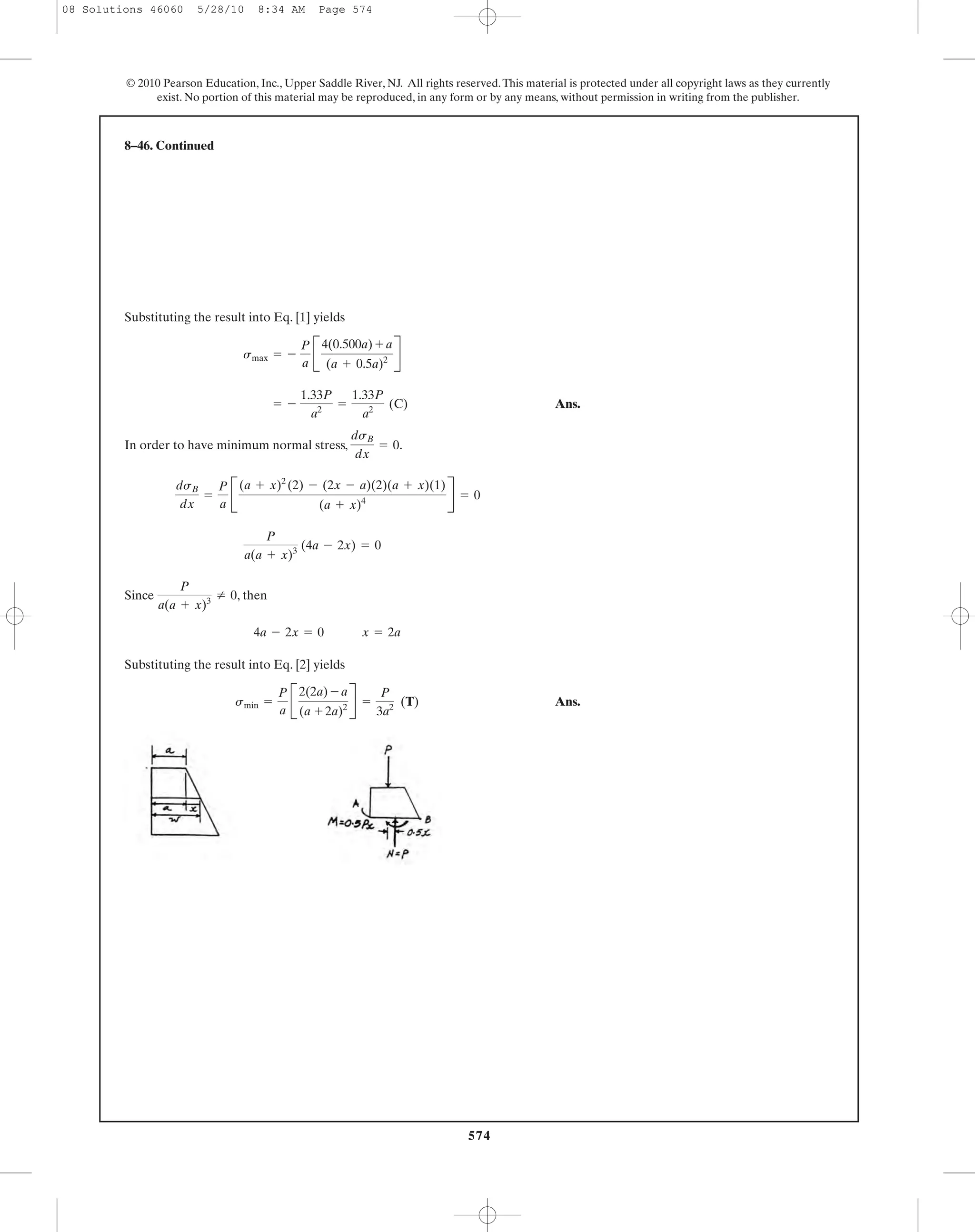 Ch08 10 combined loads transformations | PDF