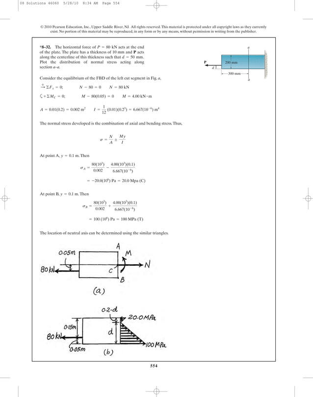 Ch08 10 combined loads transformations | PDF