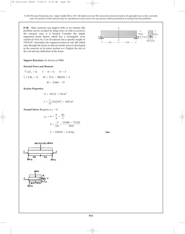 Ch08 10 combined loads transformations | PDF