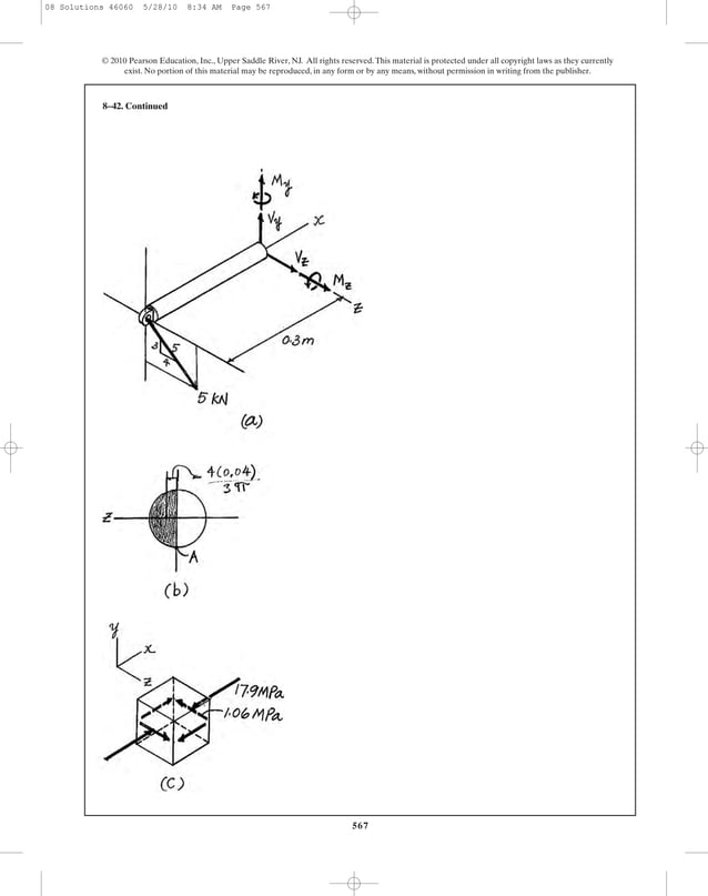 Ch08 10 combined loads transformations | PDF