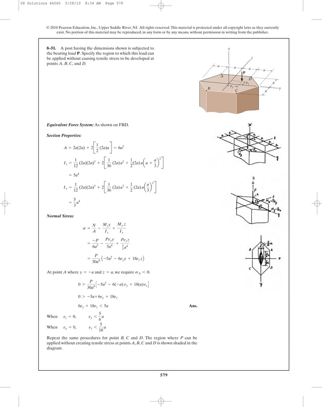 Ch08 10 combined loads transformations | PDF