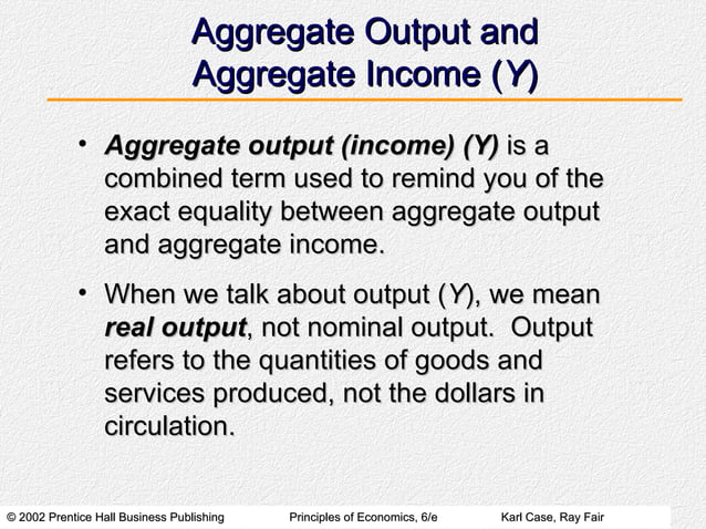 Aggregate Expenditure and Equilibrium Output | PPT