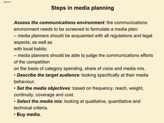 Media planning | PPT