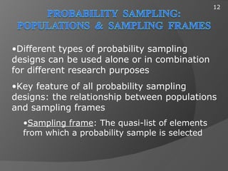 Ch08 Sampling | PPT | Physics | Science