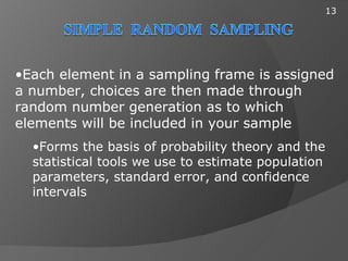 Ch08 Sampling | PPT | Physics | Science