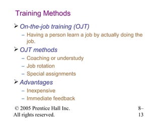 HRM Dessler CH# 08 | PPT