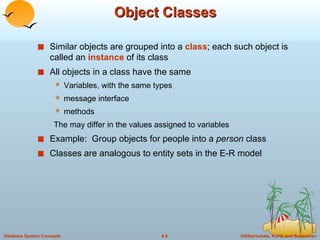 08. Object Oriented Database in DBMS | PPT
