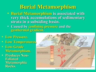 Burial Metamorphism Basin