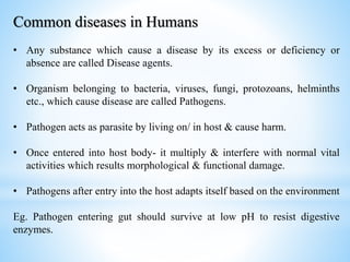 Ch 08 - Human Health and Disease || Class 12 || | PPTX