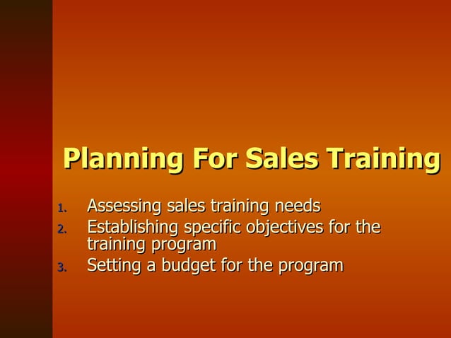 Sales Training | PPT