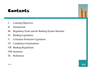 Chapter08: Bank Legislation and Regulation PPT | PDF