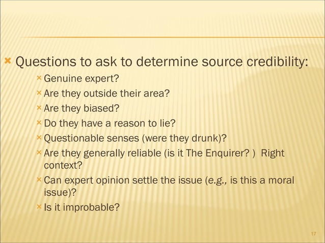 evaluating arguments | PDF