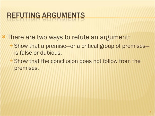 evaluating arguments | PDF