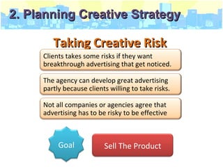Ch8 Creative Planning : Strategy & Development | PPT