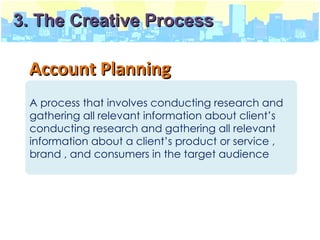 Ch8 Creative Planning : Strategy & Development | PPT