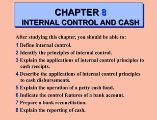 Internal control over cash and peety cash | PPT