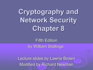 Crptography and network security Number theory - | PPT