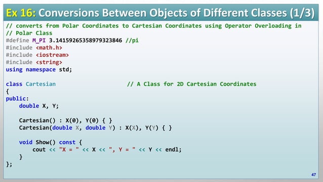 Object Oriented Programming Using C Ch08 Operator Overloadingpptx
