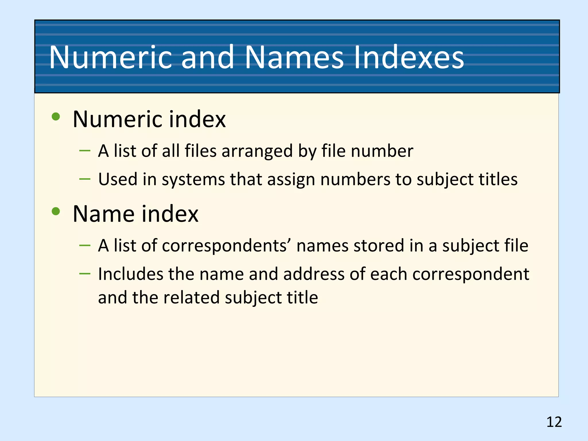 Ch08 records management | PPT