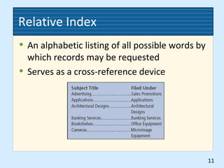 Ch08 records management | PPT