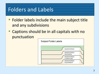 Ch08 records management | PPT