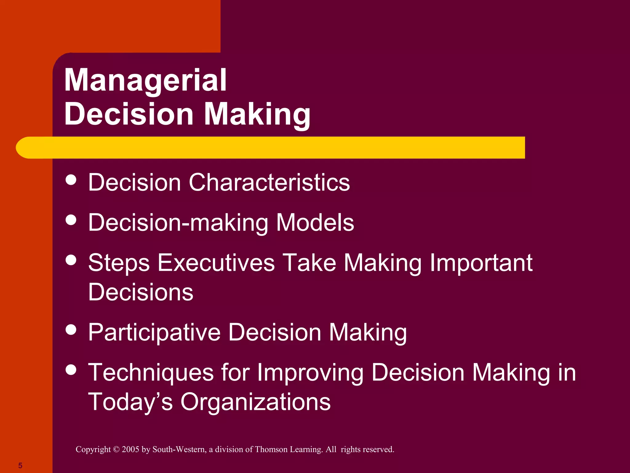 Decision Making | PPT