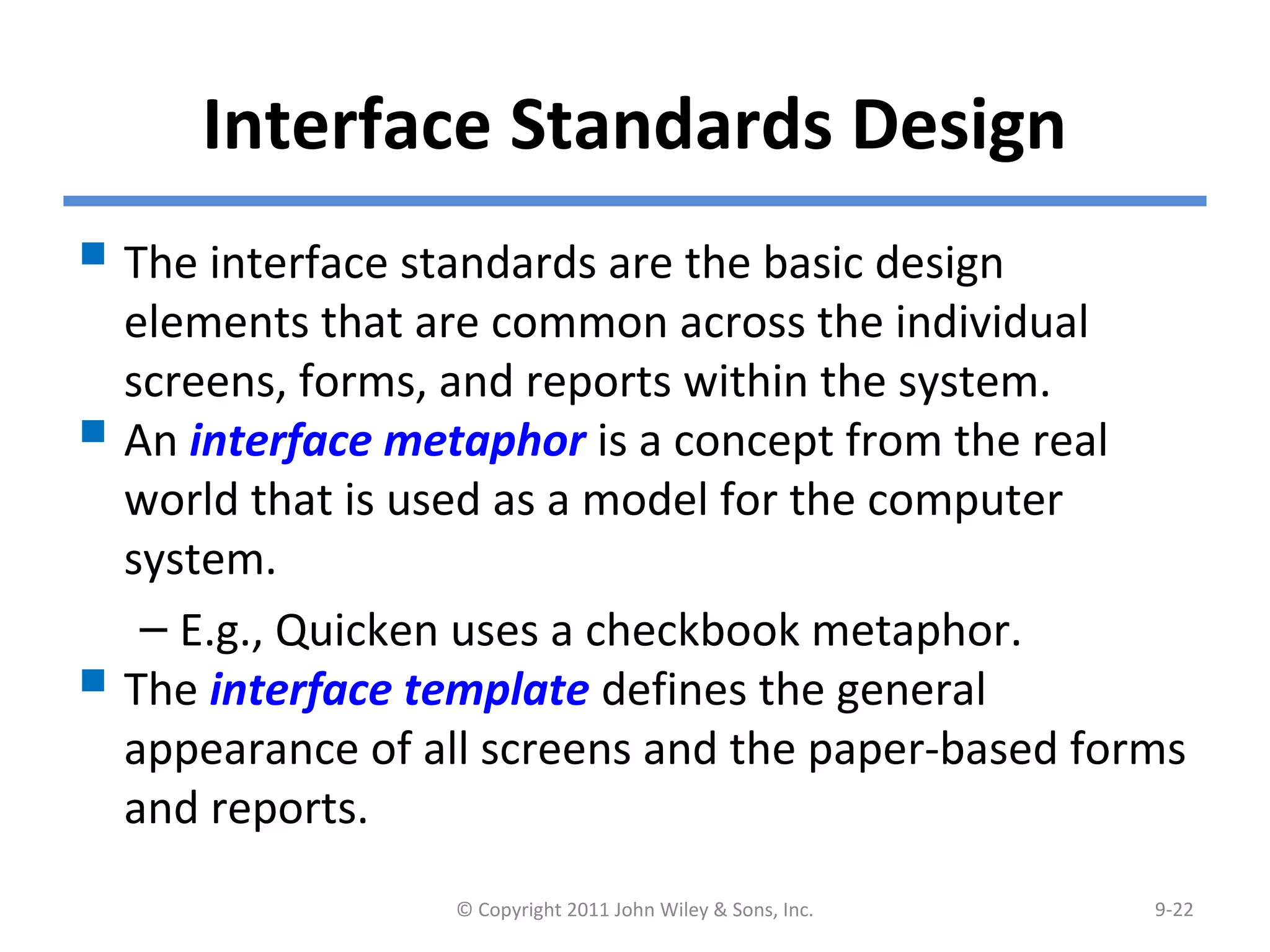 Ch09-User Interface Design | PPT