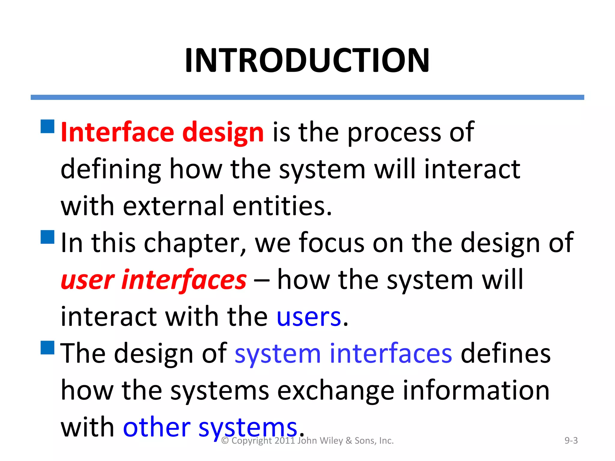 Ch09-User Interface Design | PPT