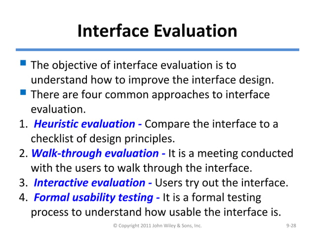 Ch09-User Interface Design | PPT