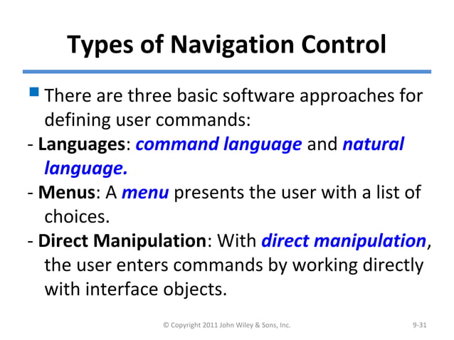 Ch09-User Interface Design | PPT