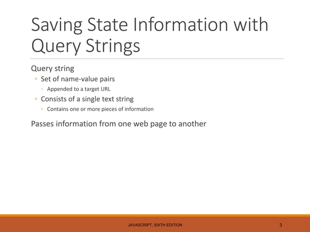 Ch09 -Managing State and Information Security | PPTX | Web Development | Internet