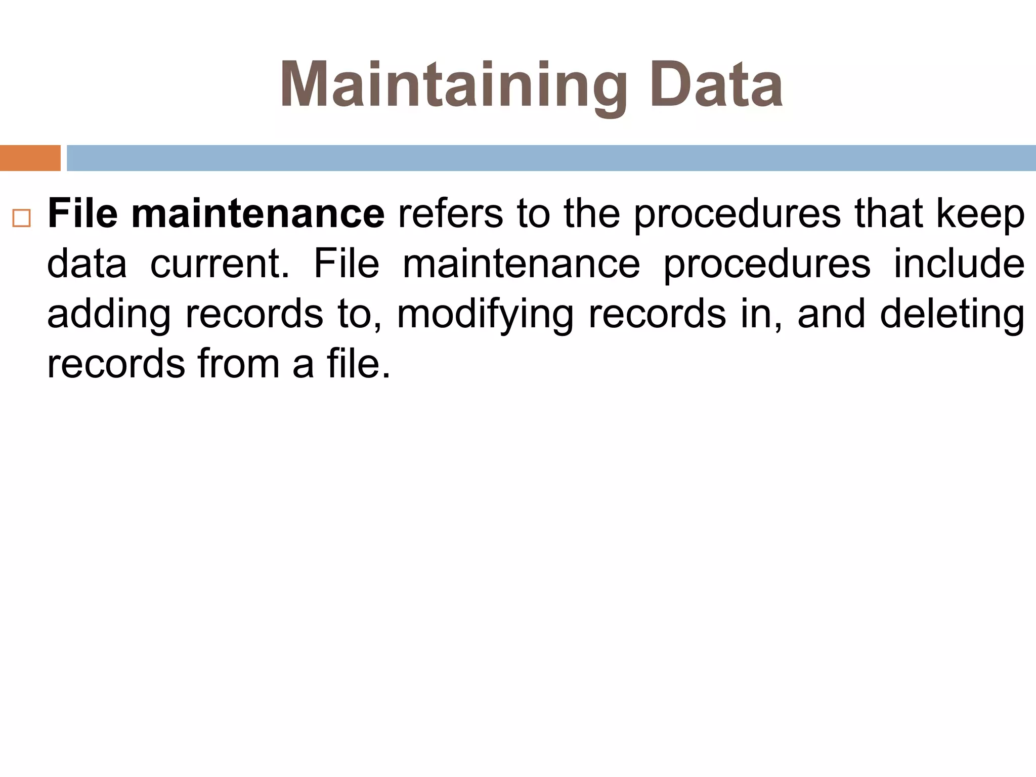 Ch 09 Database Management System Ppt Databases Computer Software And Applications