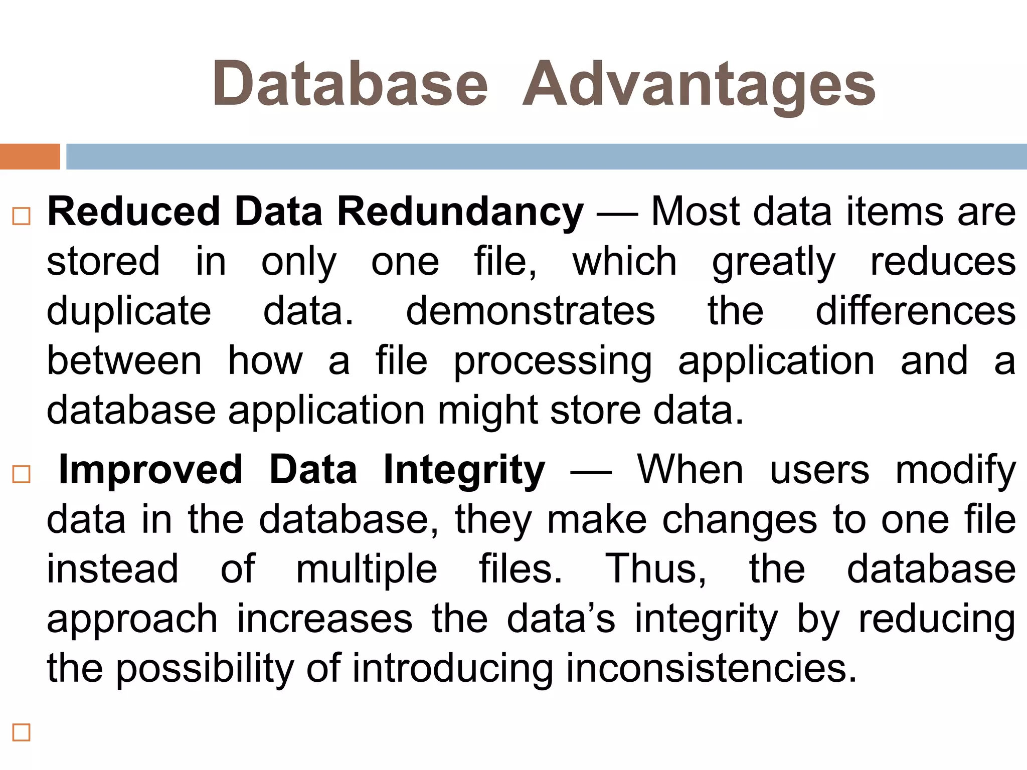 Ch # 09 database management system | PPT | Databases | Computer Software and Applications
