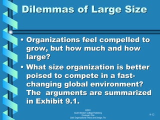 Organization size, life cycle and decline.ppt