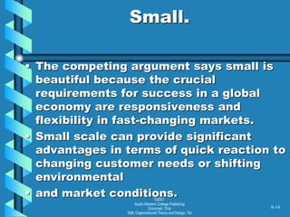 Organization size, life cycle and decline.ppt