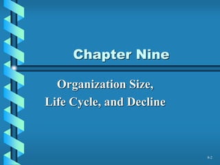 Organization size, life cycle and decline.ppt