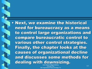 Organization size, life cycle and decline.ppt