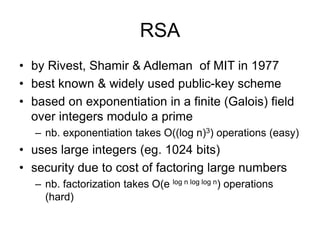 Public key cryptography and RSA algorithm | PPT