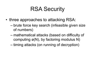 Public key cryptography and RSA algorithm | PPT