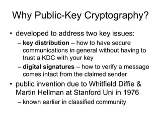 Public key cryptography and RSA algorithm | PPT