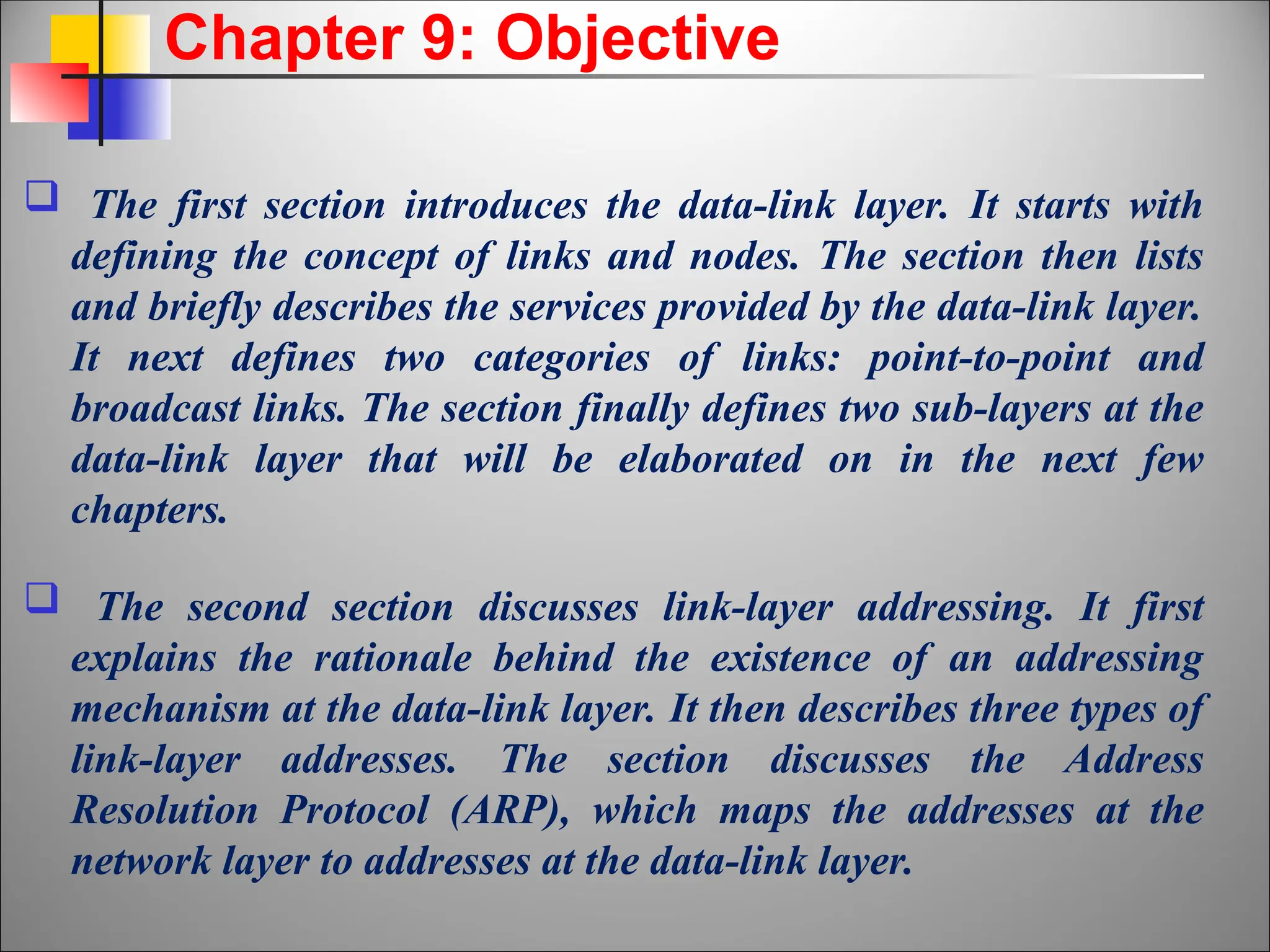 Chapter 9 computer networks an introduction | PPT