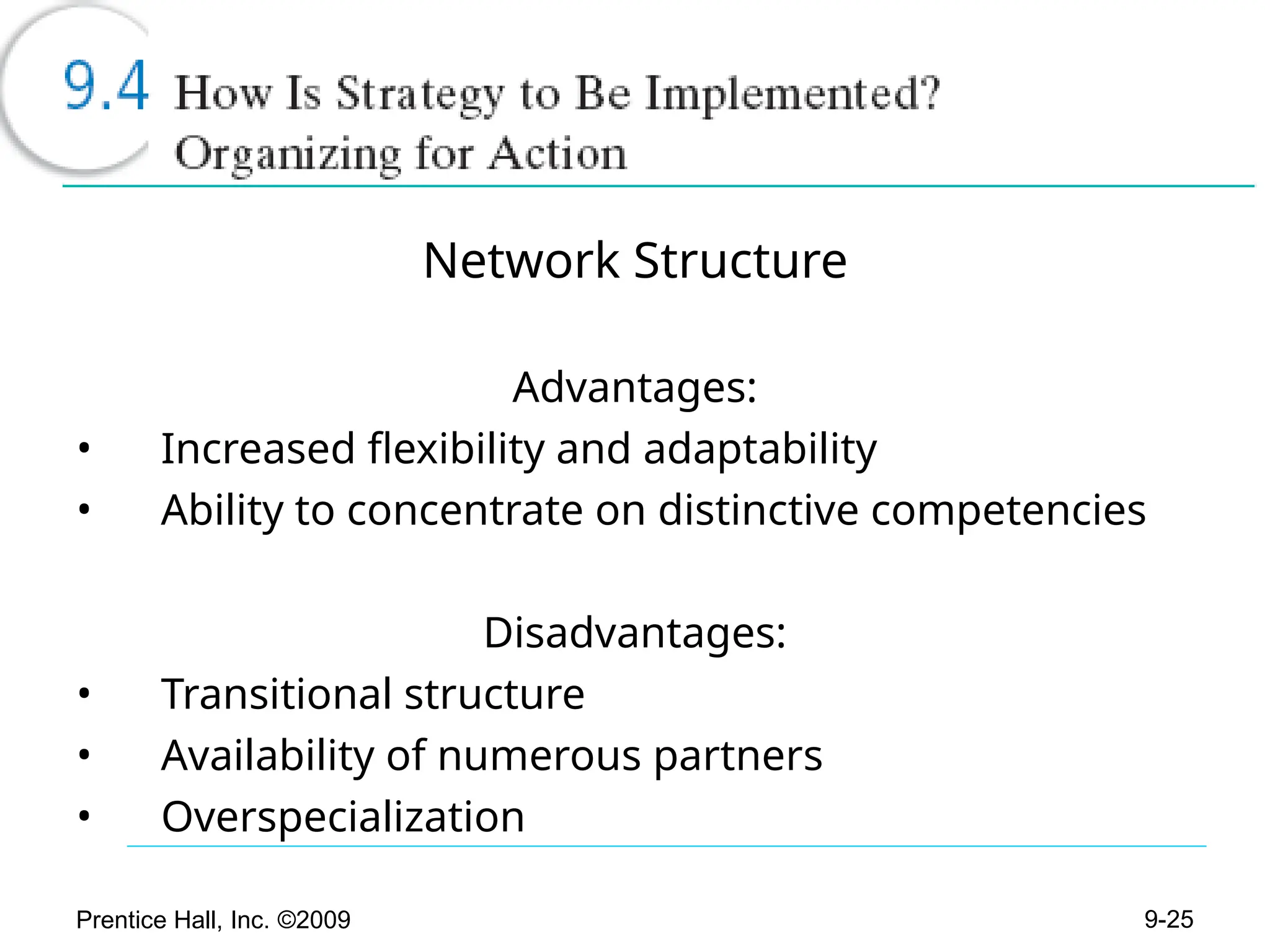 CHAPTER 9 Strategy Implementation: Organizing for Action | PPT