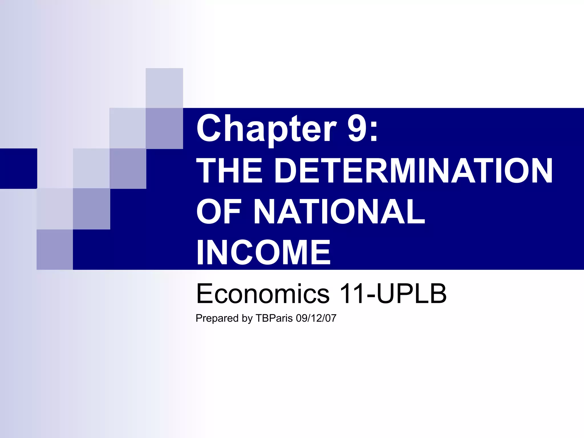 national income determination | PPT